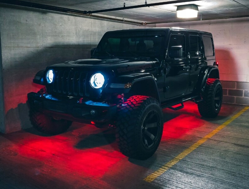 Rock LED podswietlenie podwozia RGB ATV SUV Jeep 1005004094756929 za ...