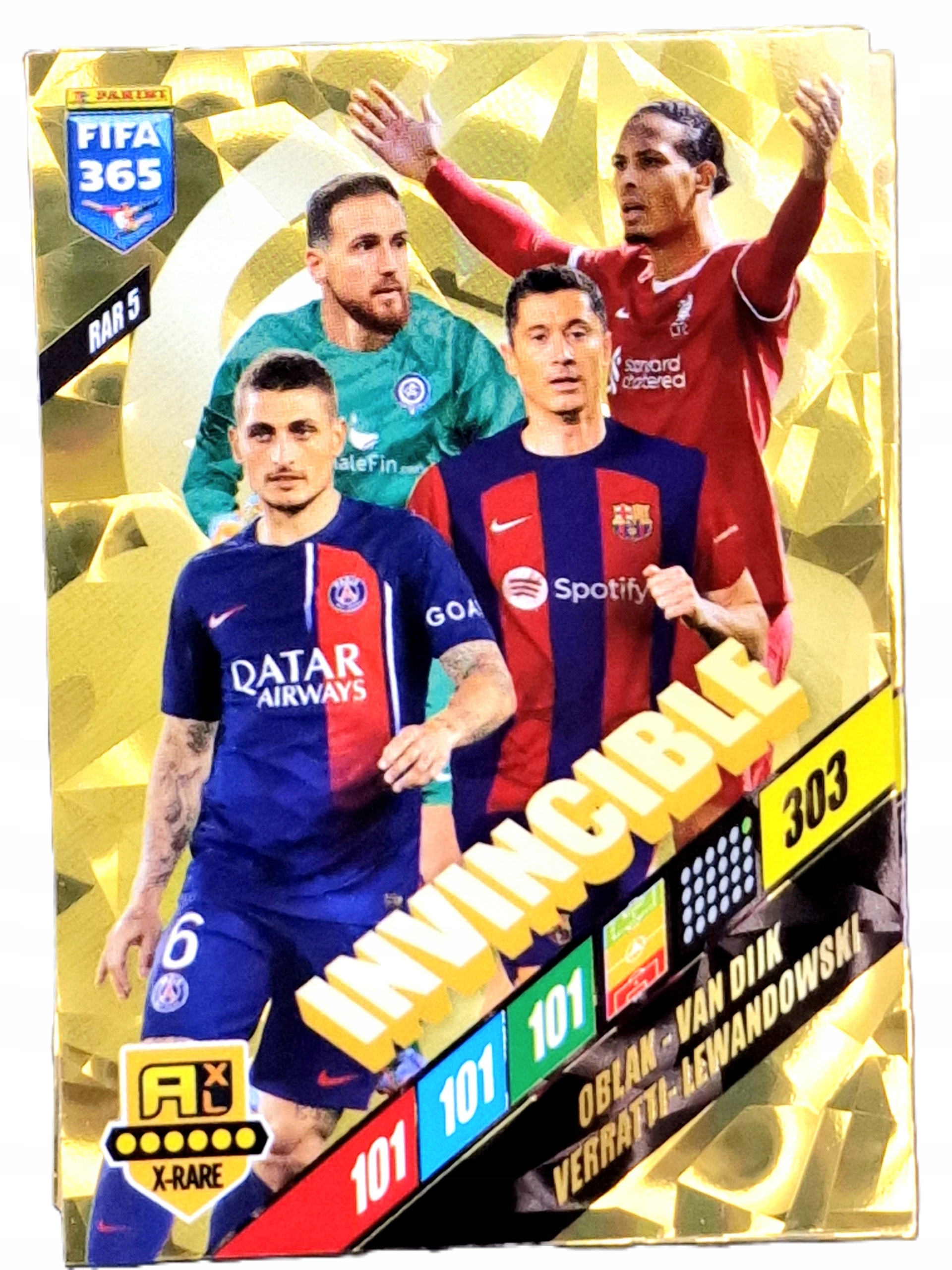 FIFA 365 ADRENALYN XL 2024 TOP MASTER INVINCIBLE RAR 5 PANINI ...