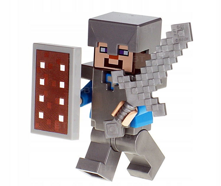 LEGO Minecraft Figurka Steve tarcza zbroja / 21137 - porównaj ceny ...