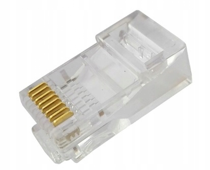 Wtyk wtyki wtyczki 8p8c RJ45 RJ-45 50szt (0523) - Sklep, Opinie, Cena w Allegro