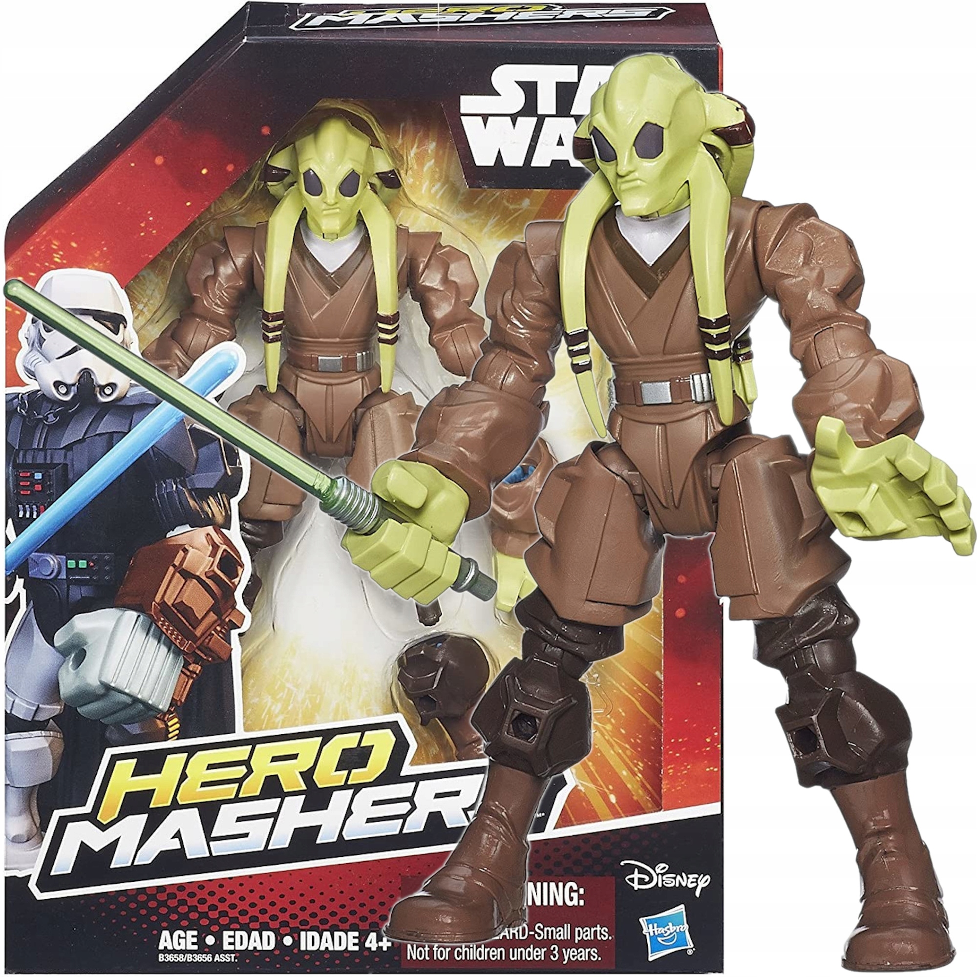 STAR WARS HERO MASHERS FIGURKA JEDI KIT FISTO (5010994902728) • Cena ...