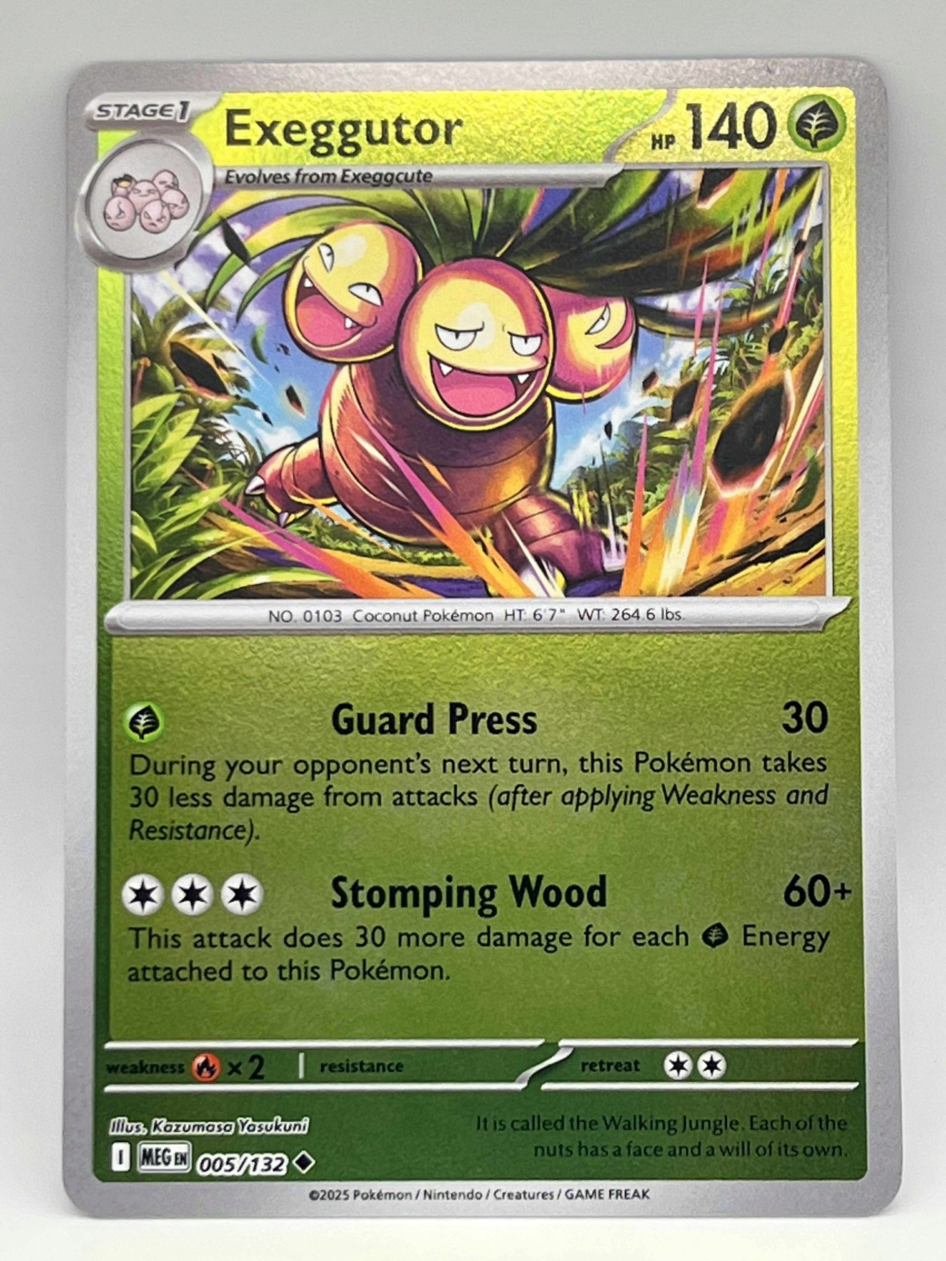 Karty Pokemon TCG Mega Evolution (MEG 005) Exeggutor (R) - Stan: Nowy 6 ...