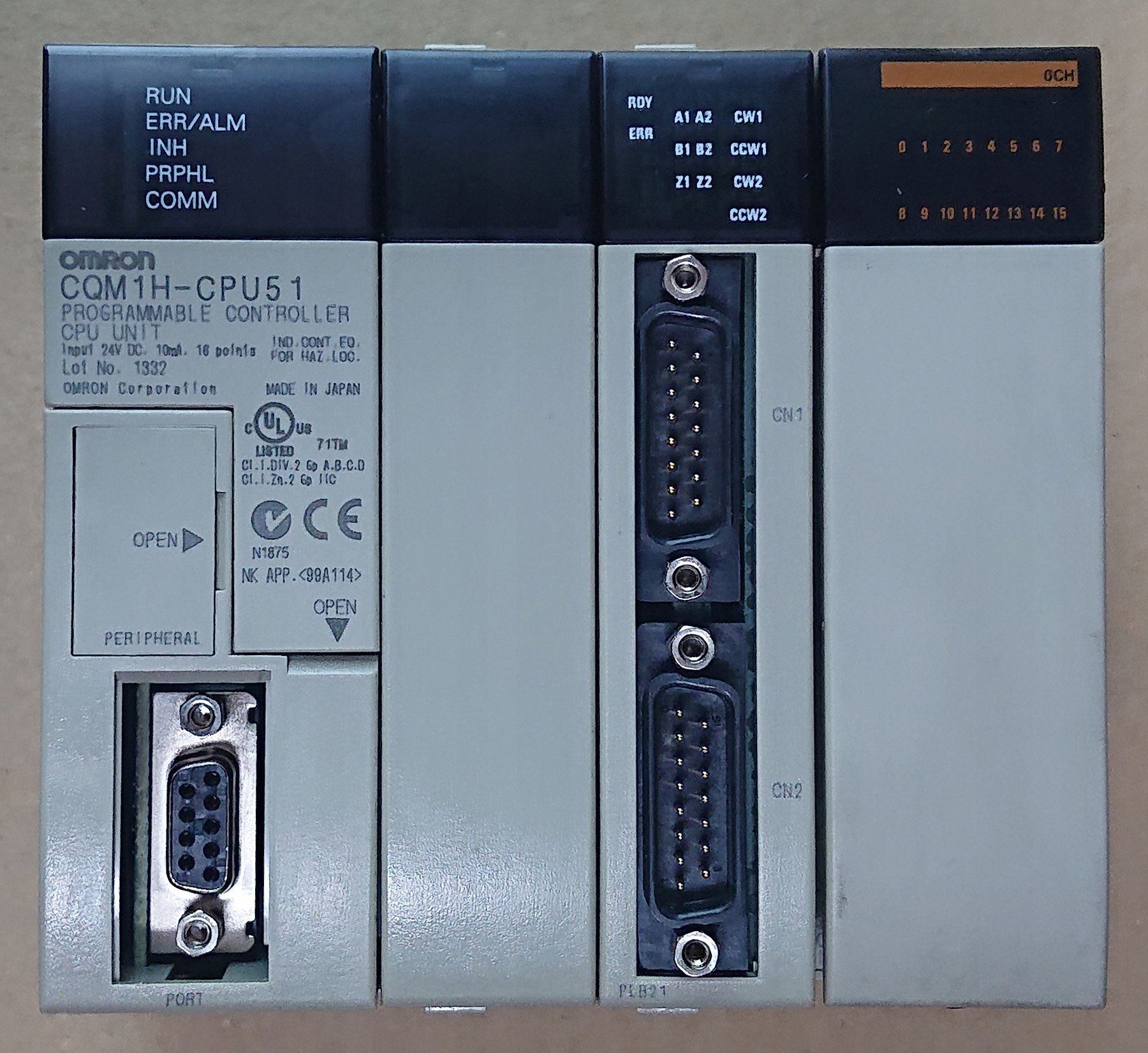 Omron CQM1H-CPU51 • Cena, Opinie • Sterowniki i regulatory 13944565238 ...