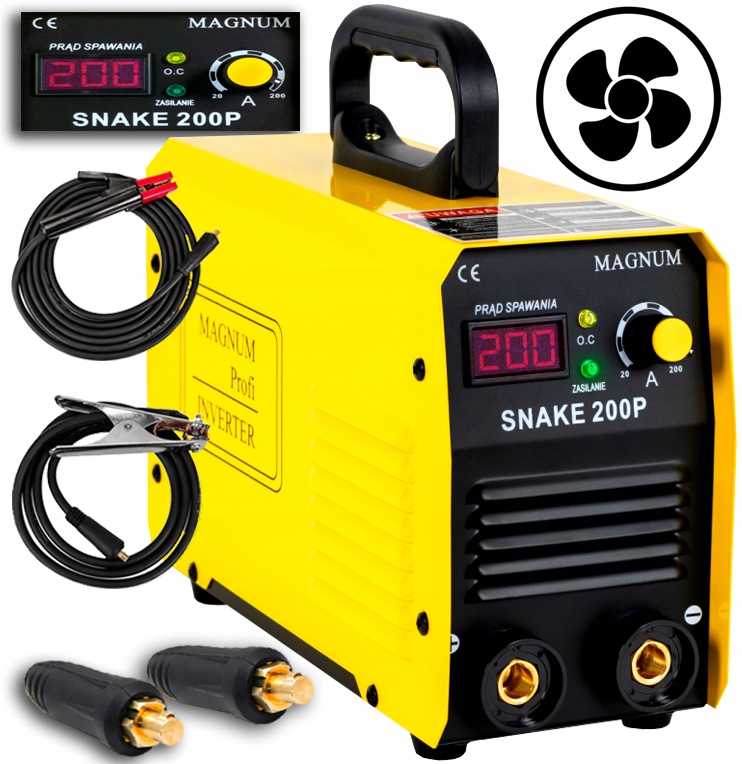 Spawarka inwerterowa MAGNUM SNAKE 200PS MMA (5905323107526) • Cena, Opinie • Spawarki ...