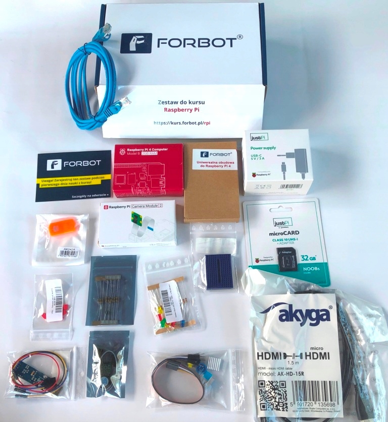 FORBOT - zestaw edukacyjny z Raspberry Pi 4B 2GB - Sklep, Opinie, Cena ...