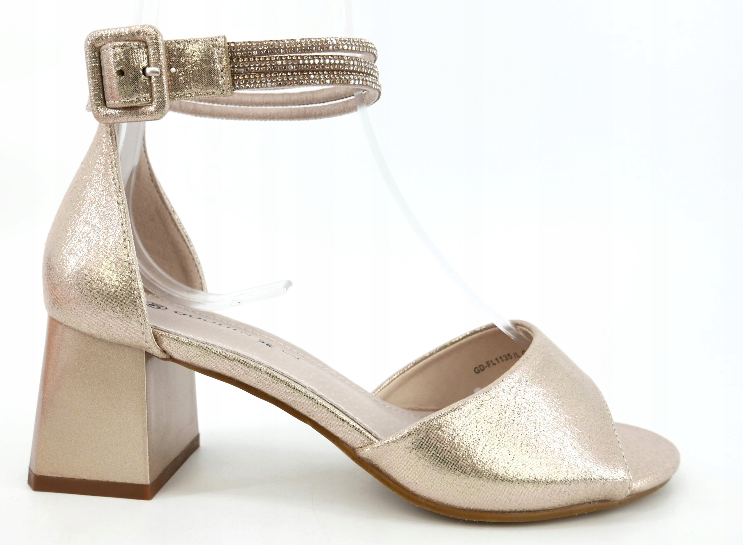 GOODIN CZÓŁENKA SANDAŁY DAMSKIE ZŁOTE R37 • Cena, Opinie • Sandały ...