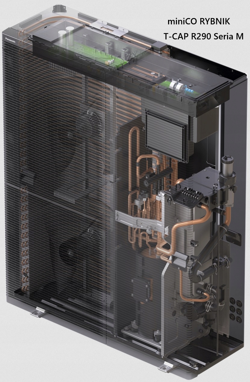 Panasonic T-CAP R290 Stand-Alone WH-WXG09ME8 + CZ-RTW2TAW1C Seria M ...