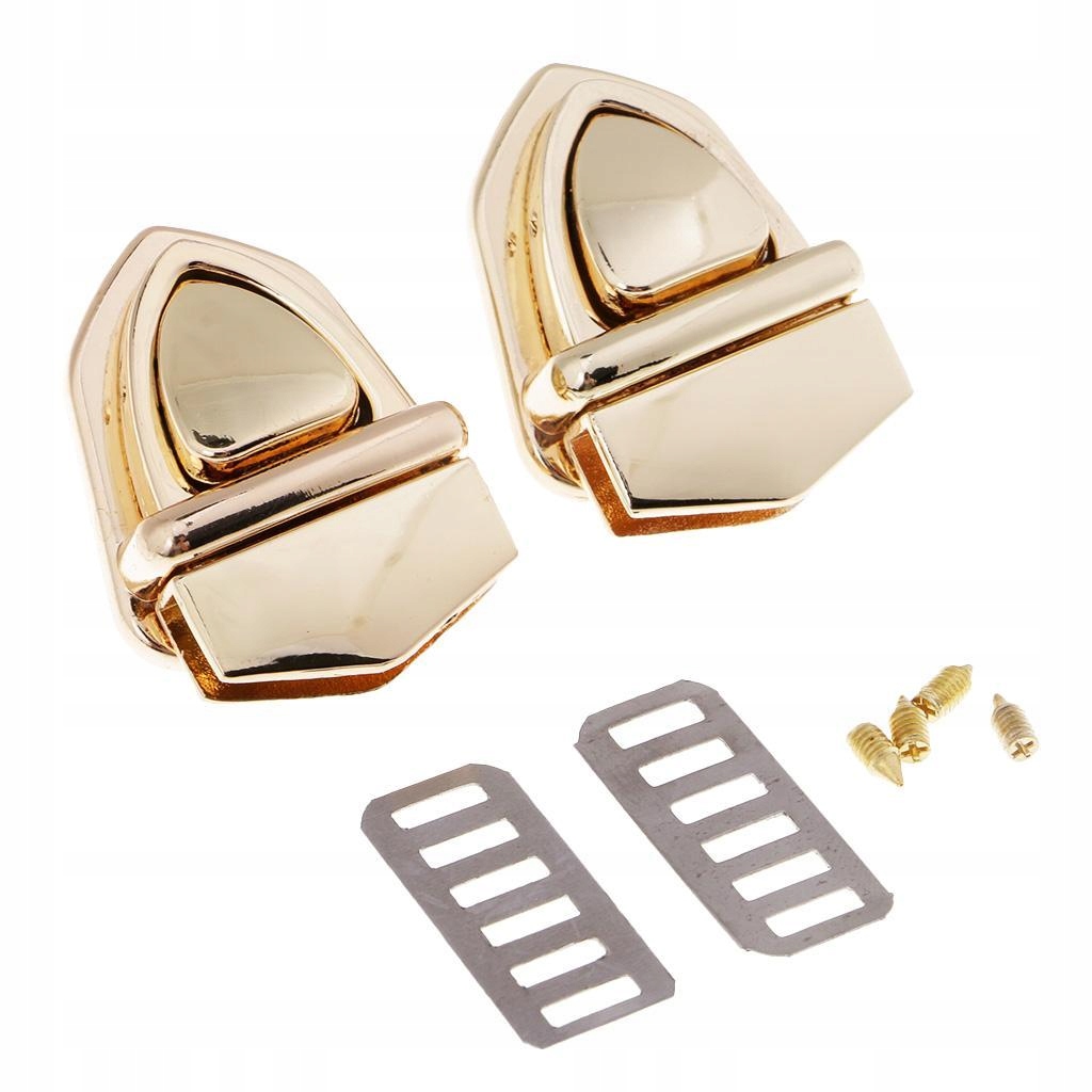 Triangle Bag Closure Tuck Lock Clasp Gold Triangle • Cena, Opinie ...