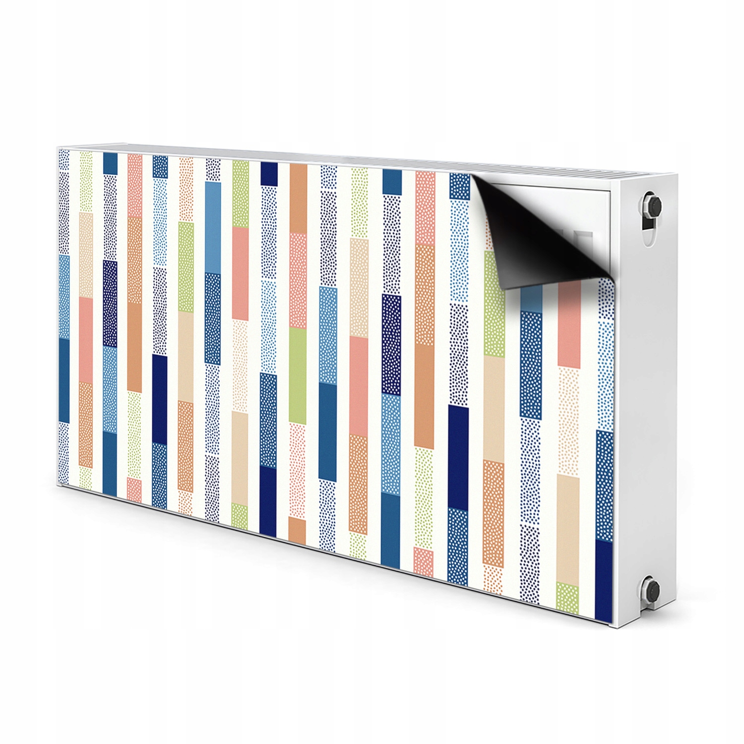 Foto krytka na radiátor Barevné proužky za 718.00CZK - Allegro