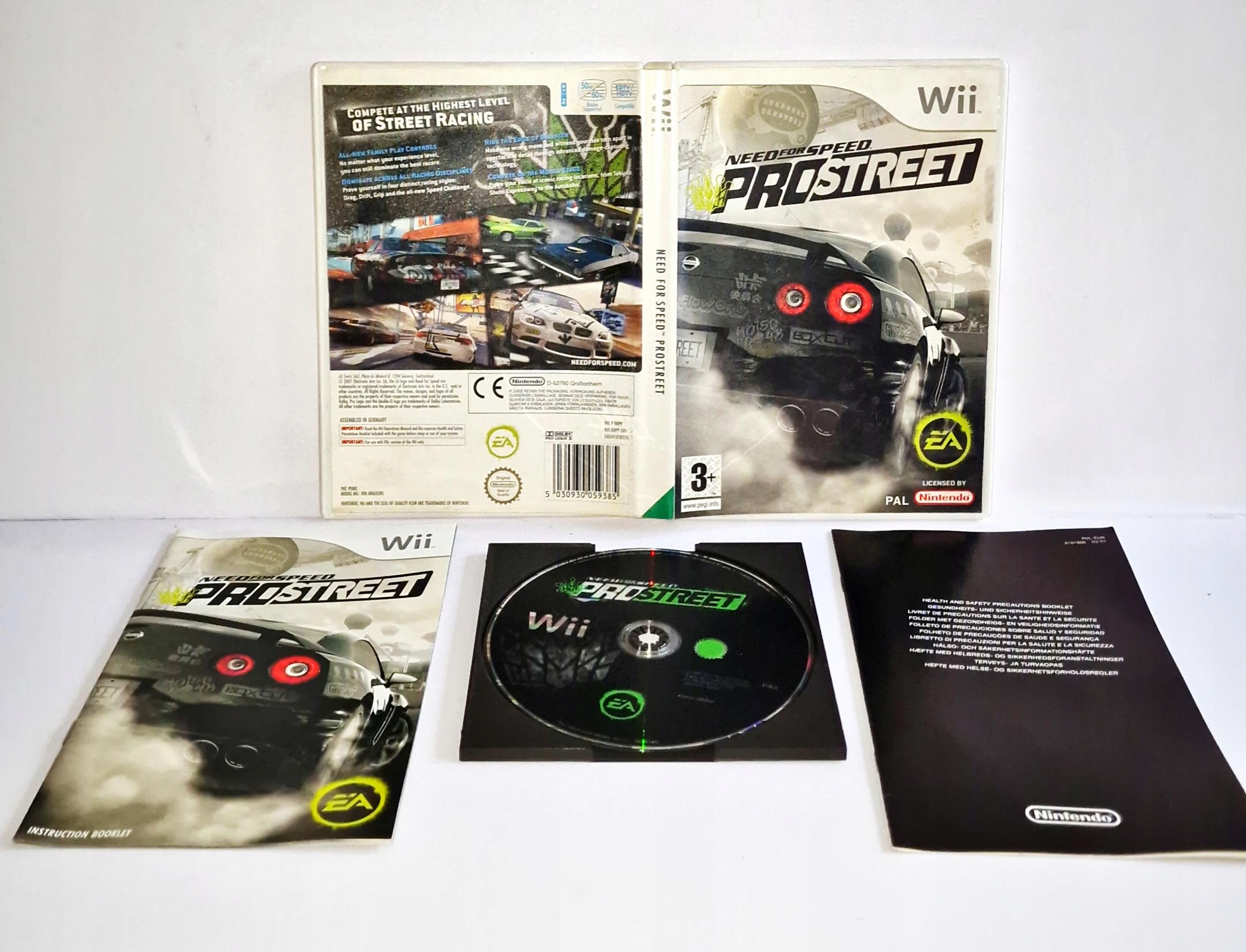 Need for Speed Prostreet Nintendo Wii pudełkowa • Cena, Opinie - Allegro