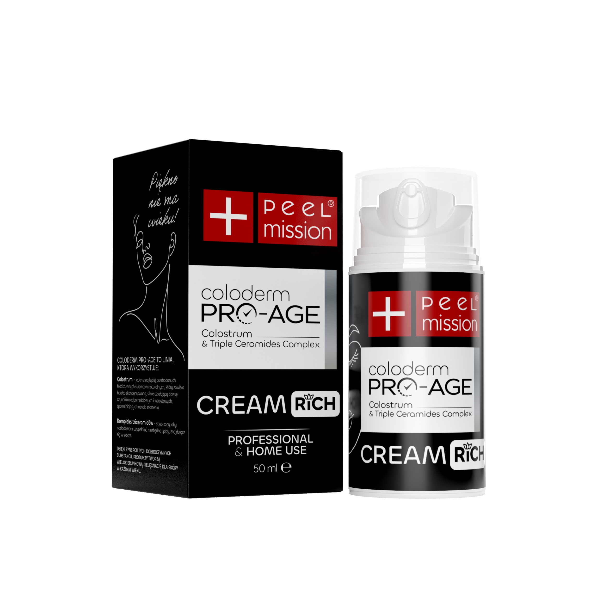 Krem nawilżający do twarzy Peel Mission dzień i noc 50 ml ...