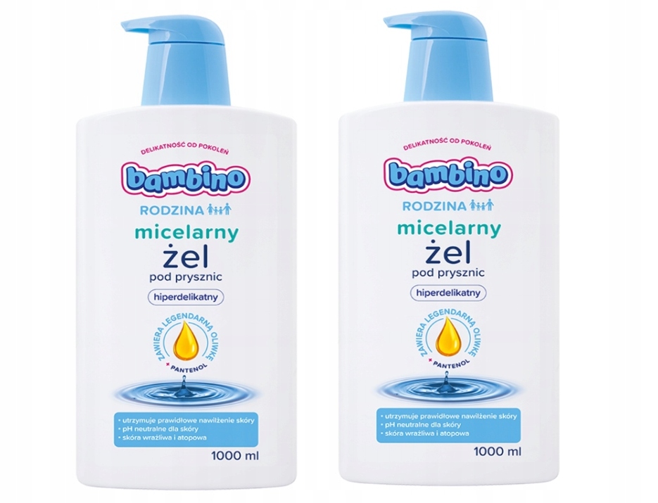 2x Żel pod prysznic BAMBINO RODZINA Micelarny 1000 12665962294 - Allegro.pl