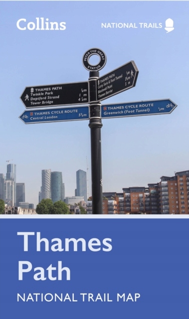 Thames Path National Trail Map Collins Maps (13746268308) | Książka Allegro