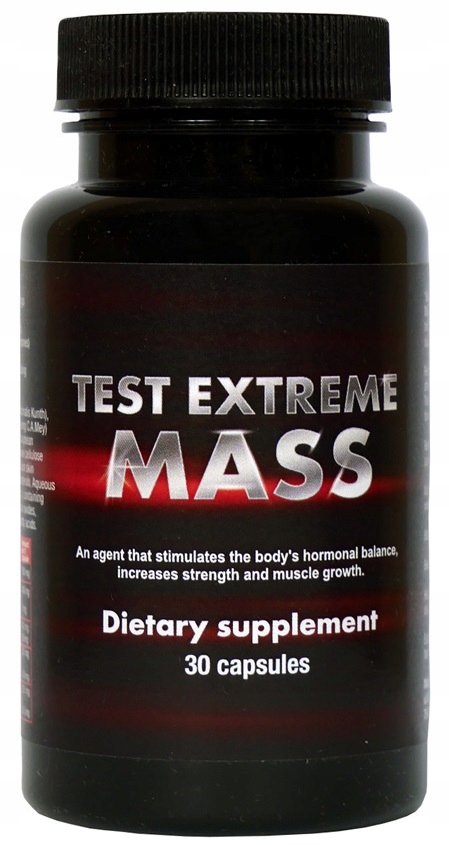 Test Mass Extreme mocny masa siła Testosteron Beta Sitosterol Maca ...