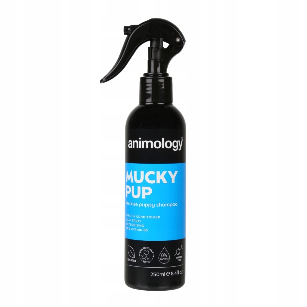 Animology Mucky Pup No Rinse 250 ml - szampon suchy dla szczeniąt, bez ... Animology Mucky Pup No Rinse 250 ml - szampon suchy dla szczeniąt, bez ...