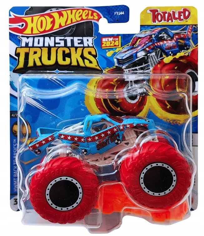 TOTALED 4/7 HWMT Back To Basics Autko Hot Wheels Auta Monster Trucks 1: ...