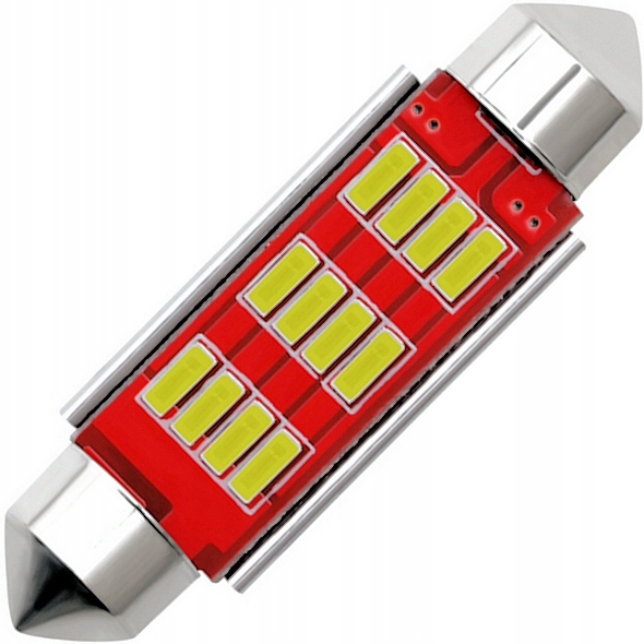 ŻARÓWKA C5W C10W LED REFLEKTORA ŚWIATŁA DO AUTA WSTECZNY RURKA 42mm CAN ... ŻARÓWKA C5W C10W LED REFLEKTORA ŚWIATŁA DO AUTA WSTECZNY RURKA 42mm CAN ...