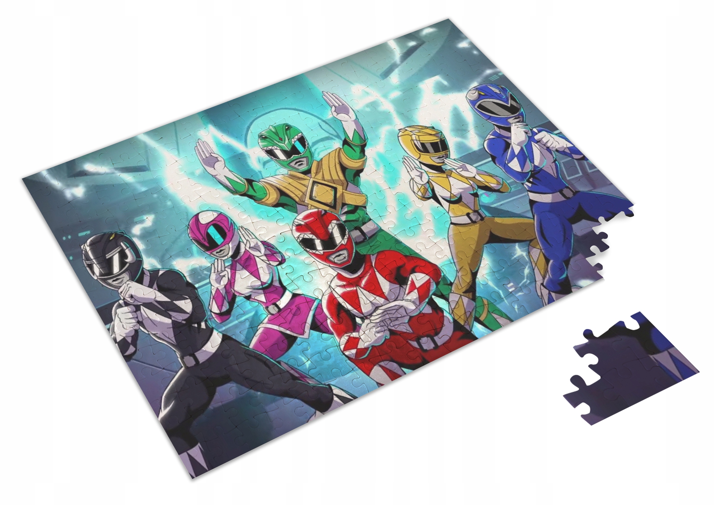 ! Power Rangers ! - Puzzle tradycyjne dla dzieci - Allegro.pl