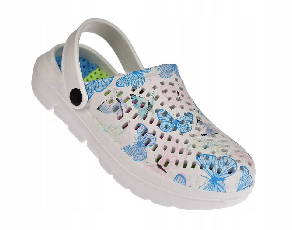 Dámske skryté prstové sandále s opaskom na pätu dreváky M211 WT-BL veľ ...