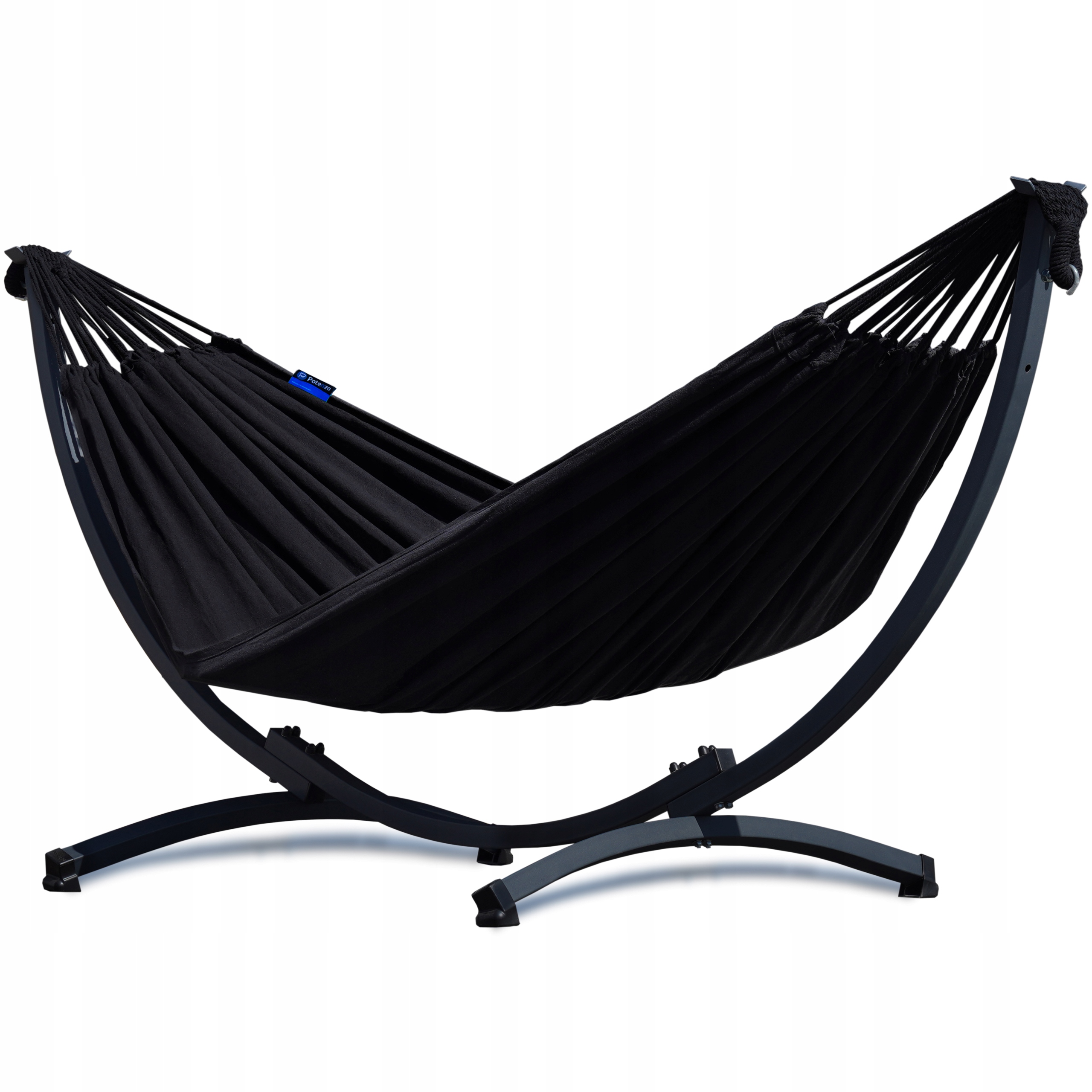 Hamak ze stelażem stalowym KOMPAKT hamak ogrodowy hamak na taras ...