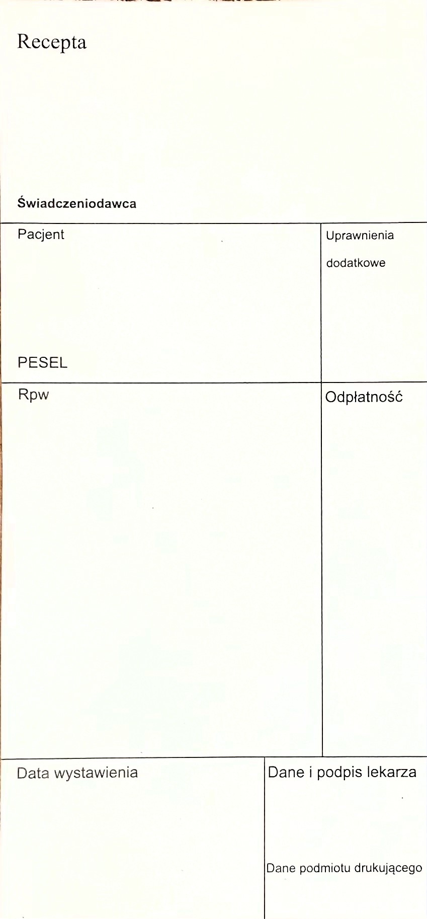 Recepta Lekarska - Niska cena na Allegro