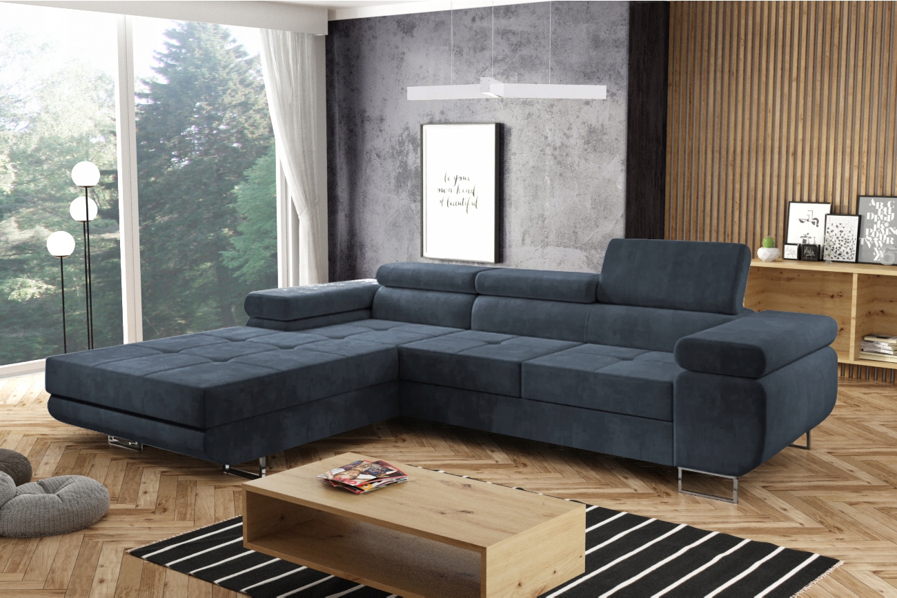 NAROŻNIK ROZKŁADANY LOVRO REGULOWANE ZAGŁÓWKI (LOVRO_03) • Cena, Opinie ...