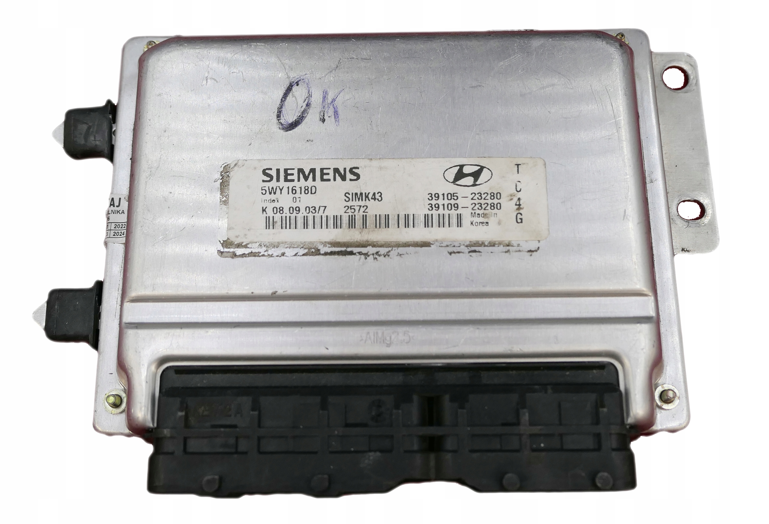 STEROWNIK HYUNDAI COUPE 39105-23280 39109-23280 za 950.00PLN z Poznań ...