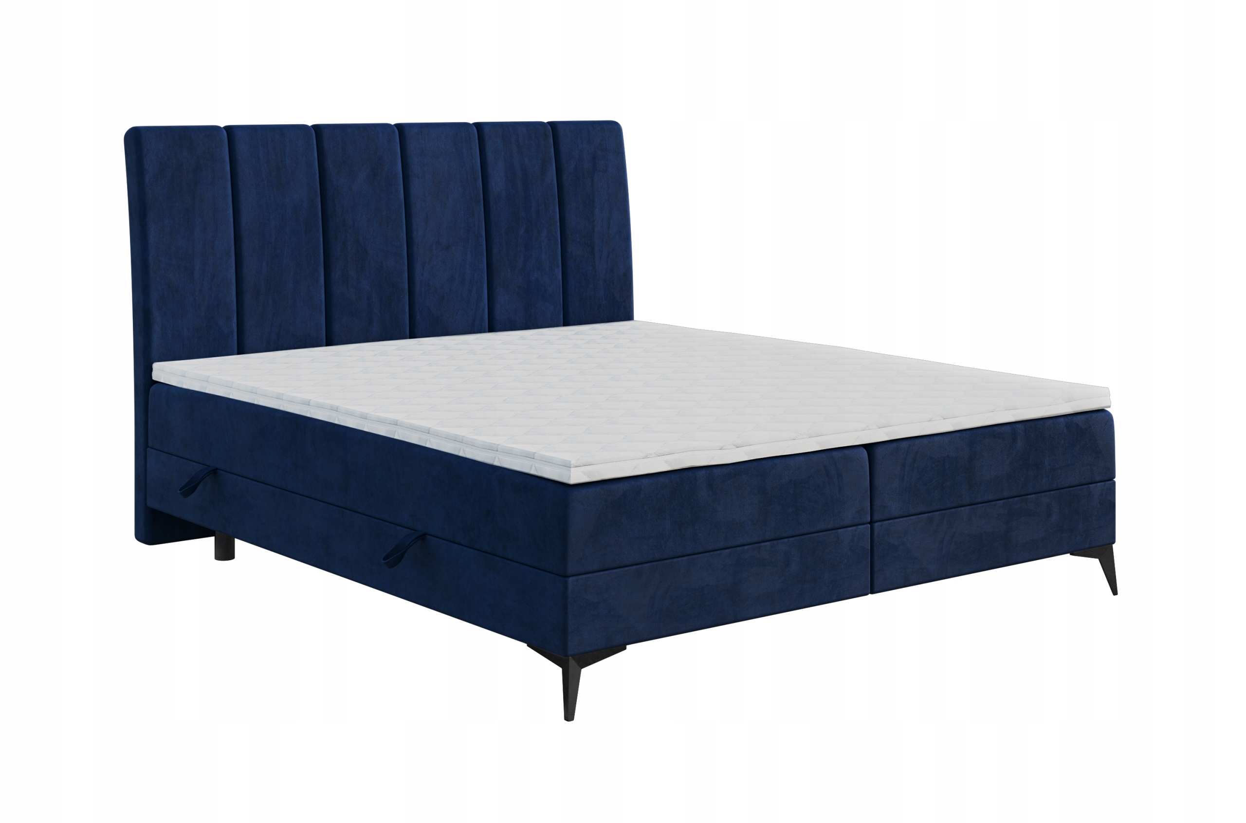 ŁÓŻKO KONTYNENTALNE L-ADERT 160X200 + WEZGŁOWIE + STELAŻ + MATERAC ...