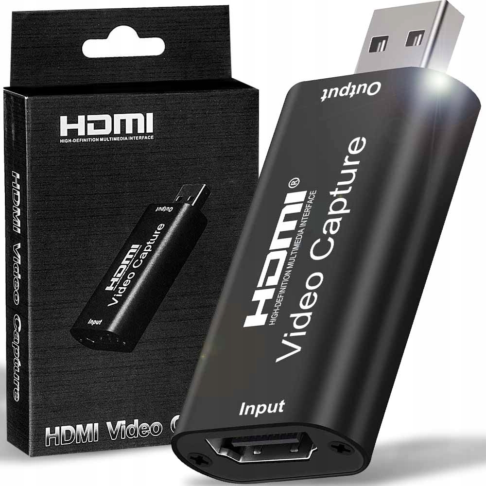 HDMI videó grabber USB képfelvevő OBS PC 4k, (5903933522449) • Ár ...