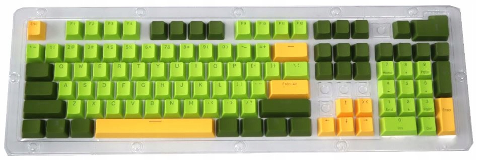 Mechanická klávesnice Keycaps Colors Světle zelená - Allegro