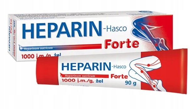 Heparin-Hasco Forte 1000 j.m./ g, żel, 90 g LEK przeciwzakrzepowy (5904055005513) • Cena, Opinie ...