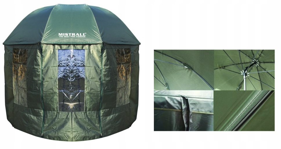 MISTRALL PARASOL PVC Z OSŁONĄ 3m 4 OKNA MOSKITIERA - 5908277849375 ...
