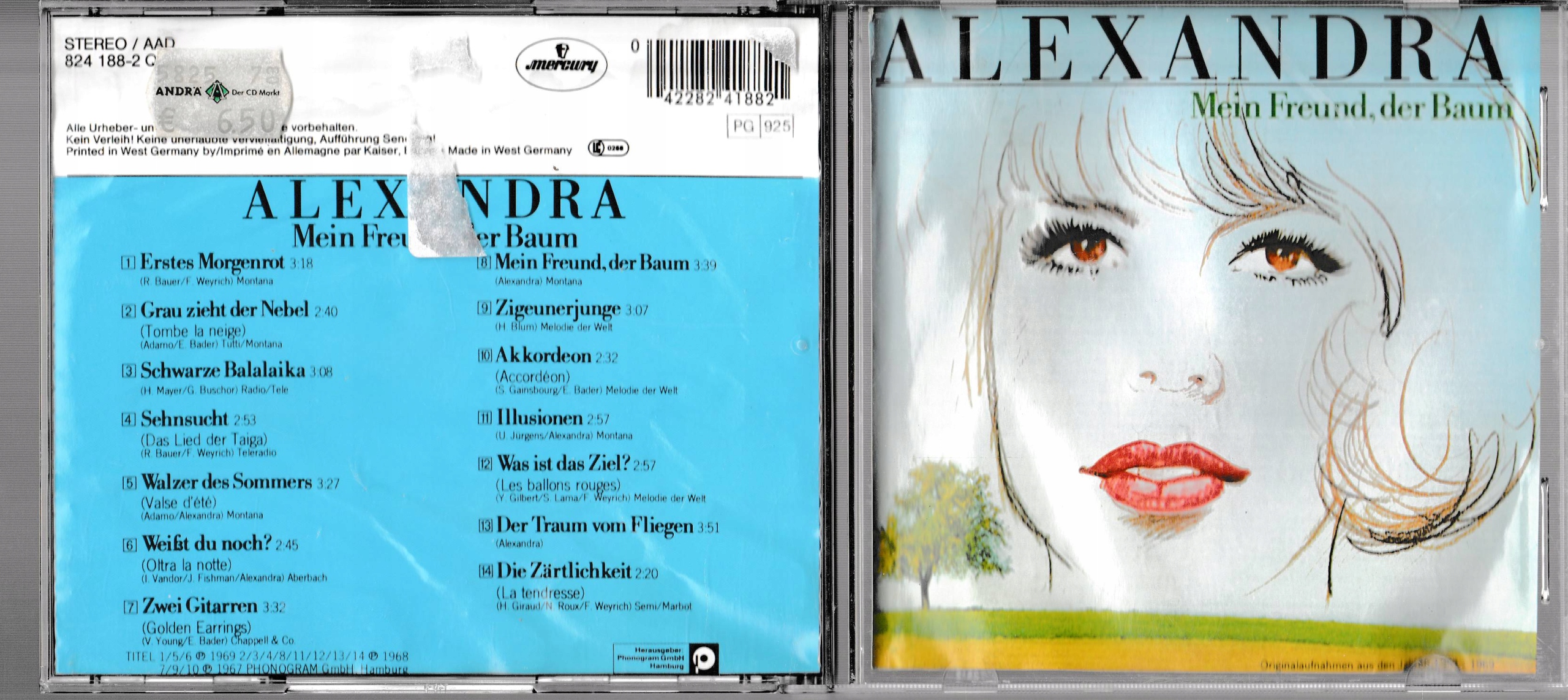 Płyta CD Alexandra - Mein Freund, Der Baum I Wydanie ...