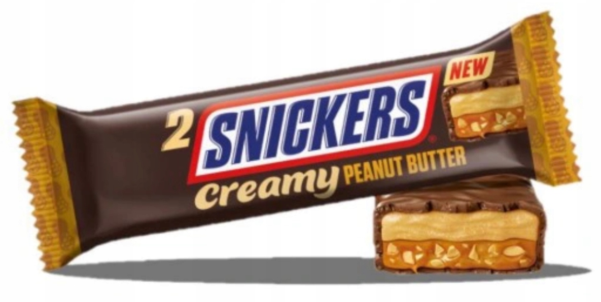 Batony Snickers Creamy Peanut Butter 2x18,25 g • Cena, Opinie - Allegro