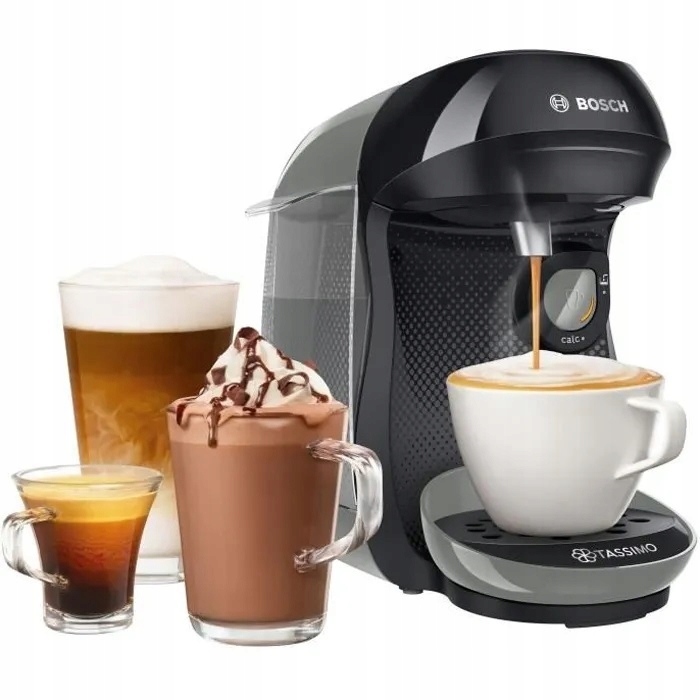 BOSCH multi-drink coffee machine - TAS1009 - Tassimo T10 HAPPY - Gray ...