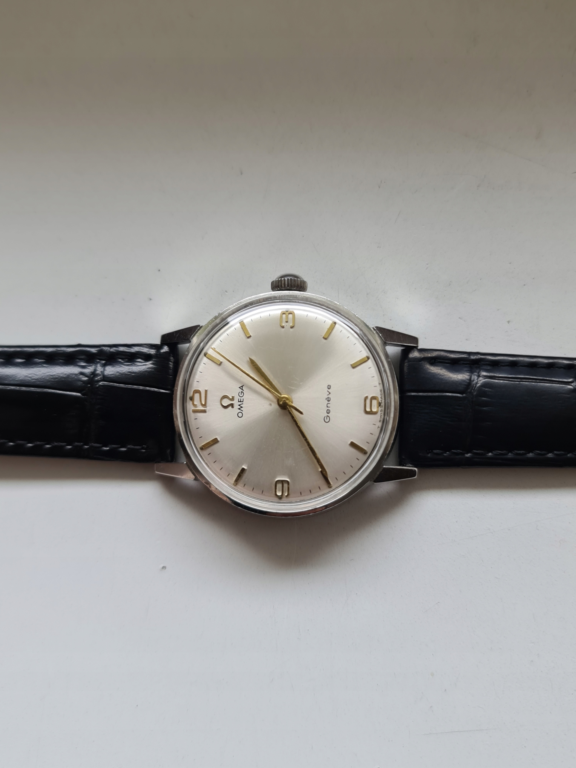 OMEGA GENEVE VINTAGE REF 135 011 CAL 601 17 JEWELS • Cena, Opinie • Męskie 17840746796 • Allegro