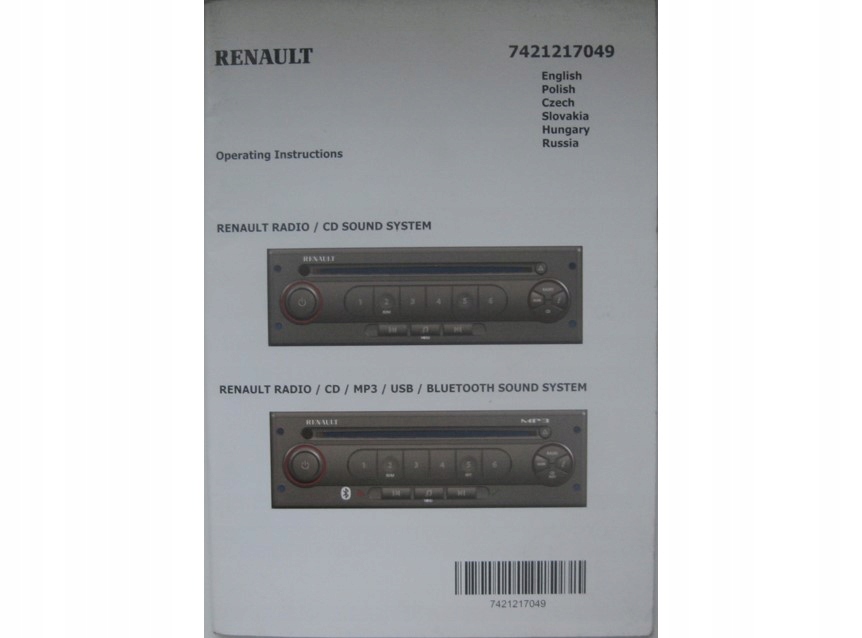 Renault Radio instrukcja obsługi radia Renault PL - Sklep, Opinie, Cena ... Renault Radio instrukcja obsługi radia Renault PL - Sklep, Opinie, Cena ...