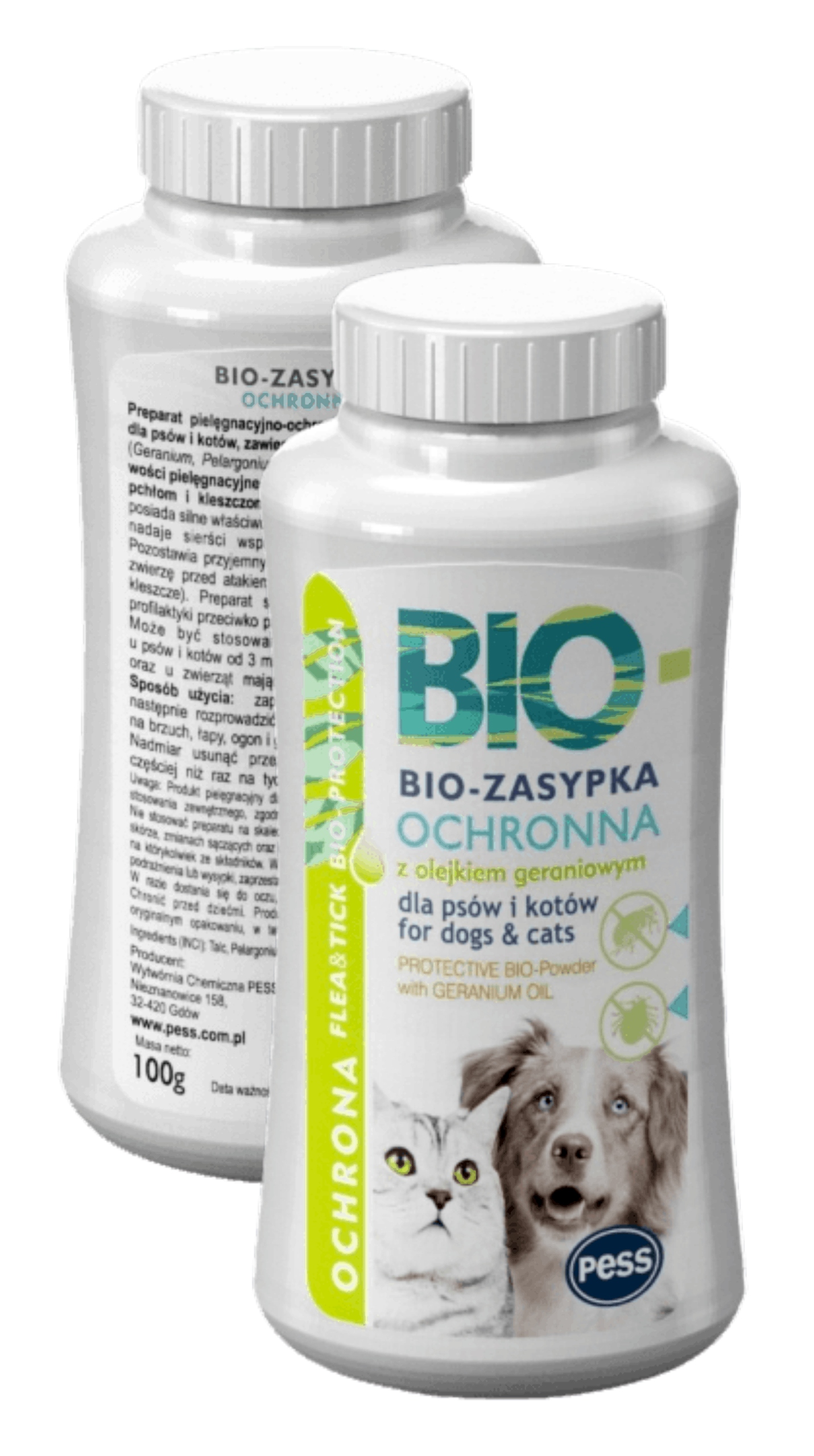 PESS BIO zasypka z olejkiem dla psów i kotów 100 g (5905596001200) • Cena, Opinie • Środki na ...