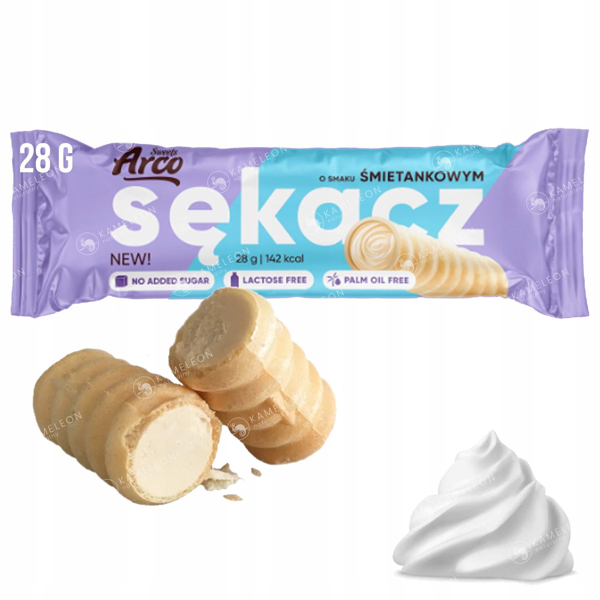 SĘKACZ o smaku ŚMIETANKOWYM ŚMIETANKOWY BEZ CUKRU LAKTOZY 28G Arco ... SĘKACZ o smaku ŚMIETANKOWYM ŚMIETANKOWY BEZ CUKRU LAKTOZY 28G Arco ...