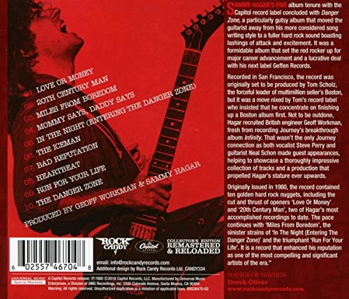 SAMMY HAGAR Danger Zone (remaster) CD 13691579736 - Sklepy, Opinie ...