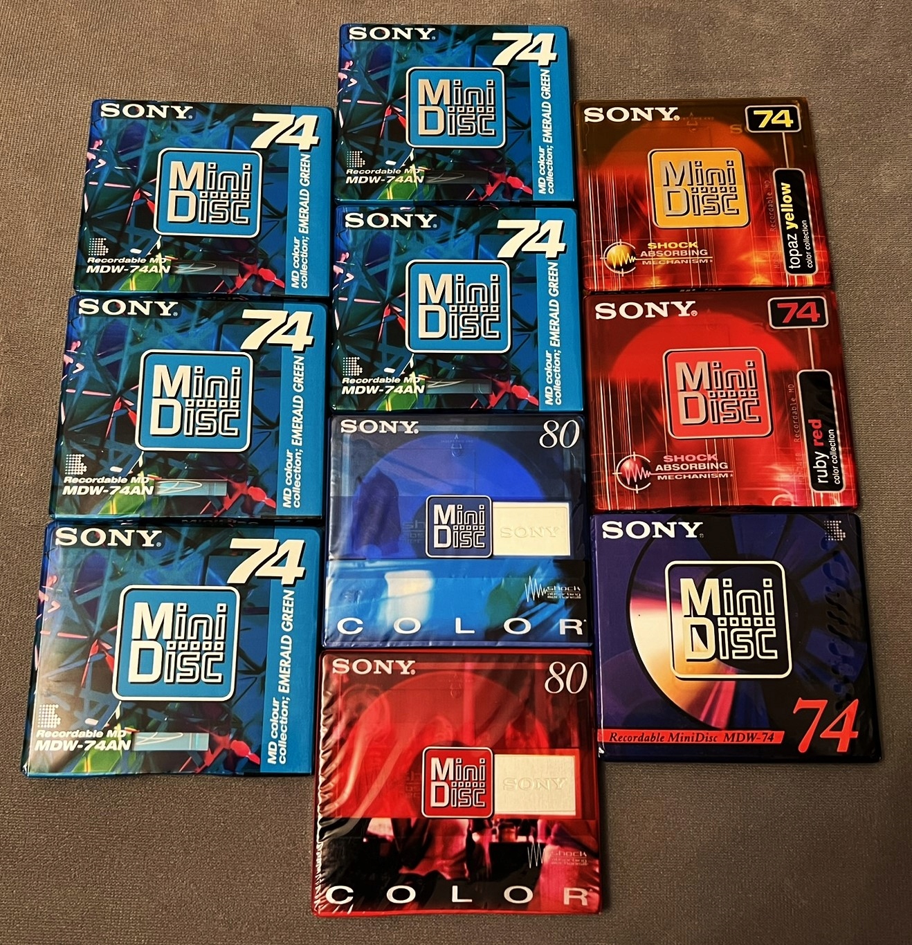 10x minidisc mini disc SONY - Sklep, Opinie, Cena w Allegro.pl