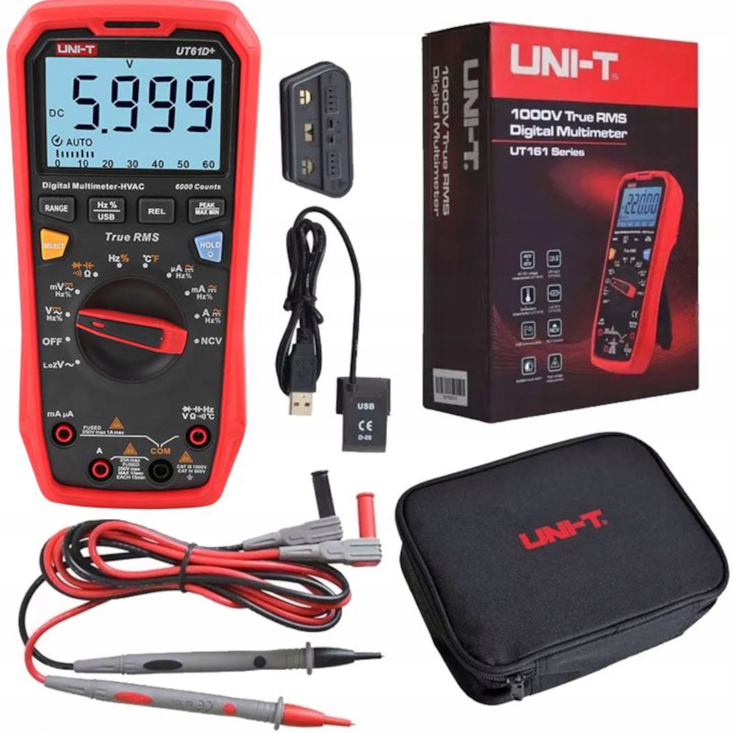 Multimetr ręczny UNI-T UT161D 6935750516164 za 319.94PLN z Przecznica - Allegro - (16968541750)