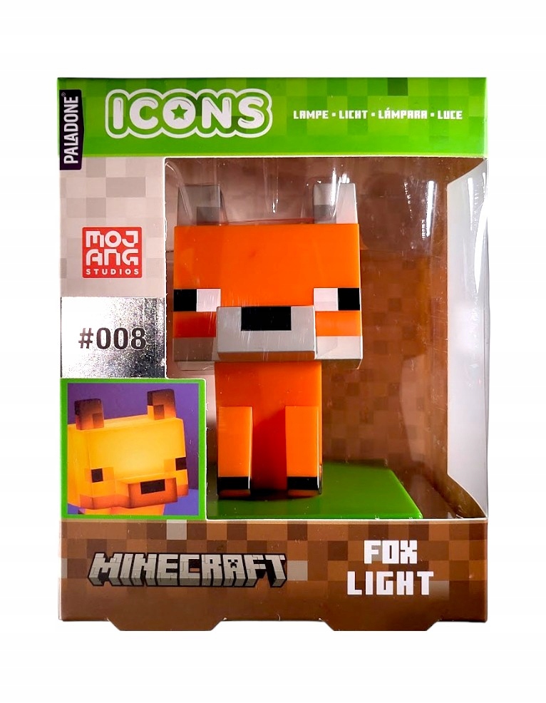 Minecraft Fox Icon Mini Lampka Figurka MG 16315342307 - Sklepy, Opinie ...