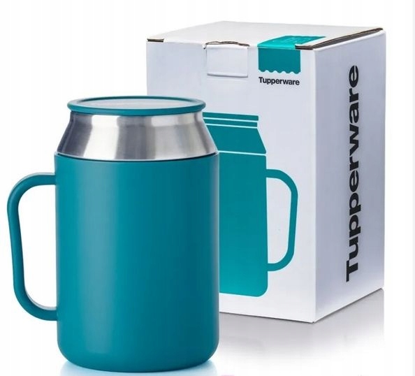 Tupperware Kubek Termiczny 400 ml z uchwytem oryginał (0029538117998 ...