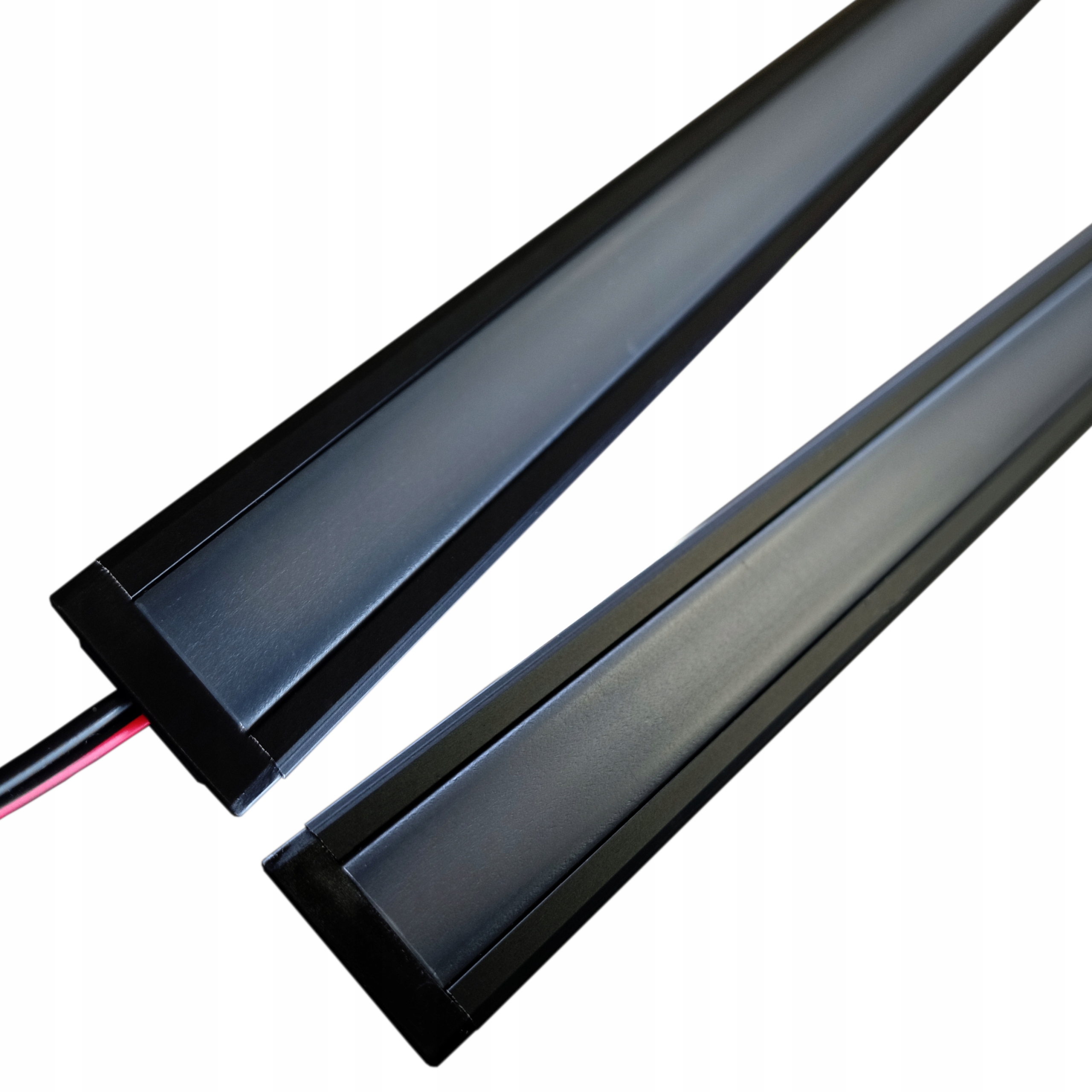 Listwa LED CZARNA SCHODOWA 100cm WPUSZCZANA Alu. (5905475094828) • Cena ...