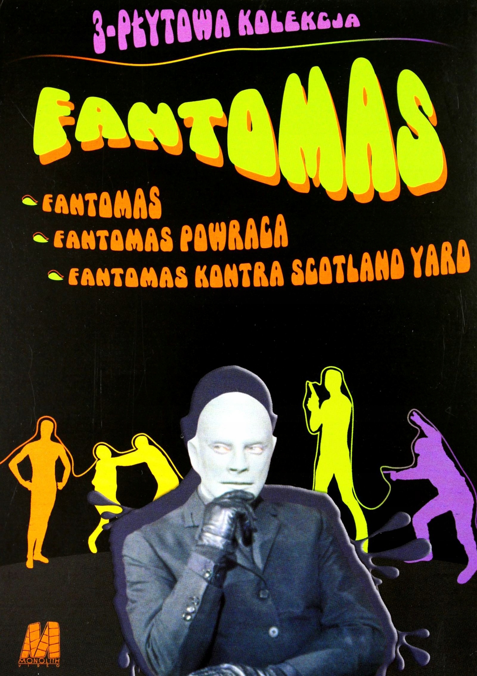 Fantomas / Fantomas powraca / Fantomas kontra Scotland Yard płyta DVD ...