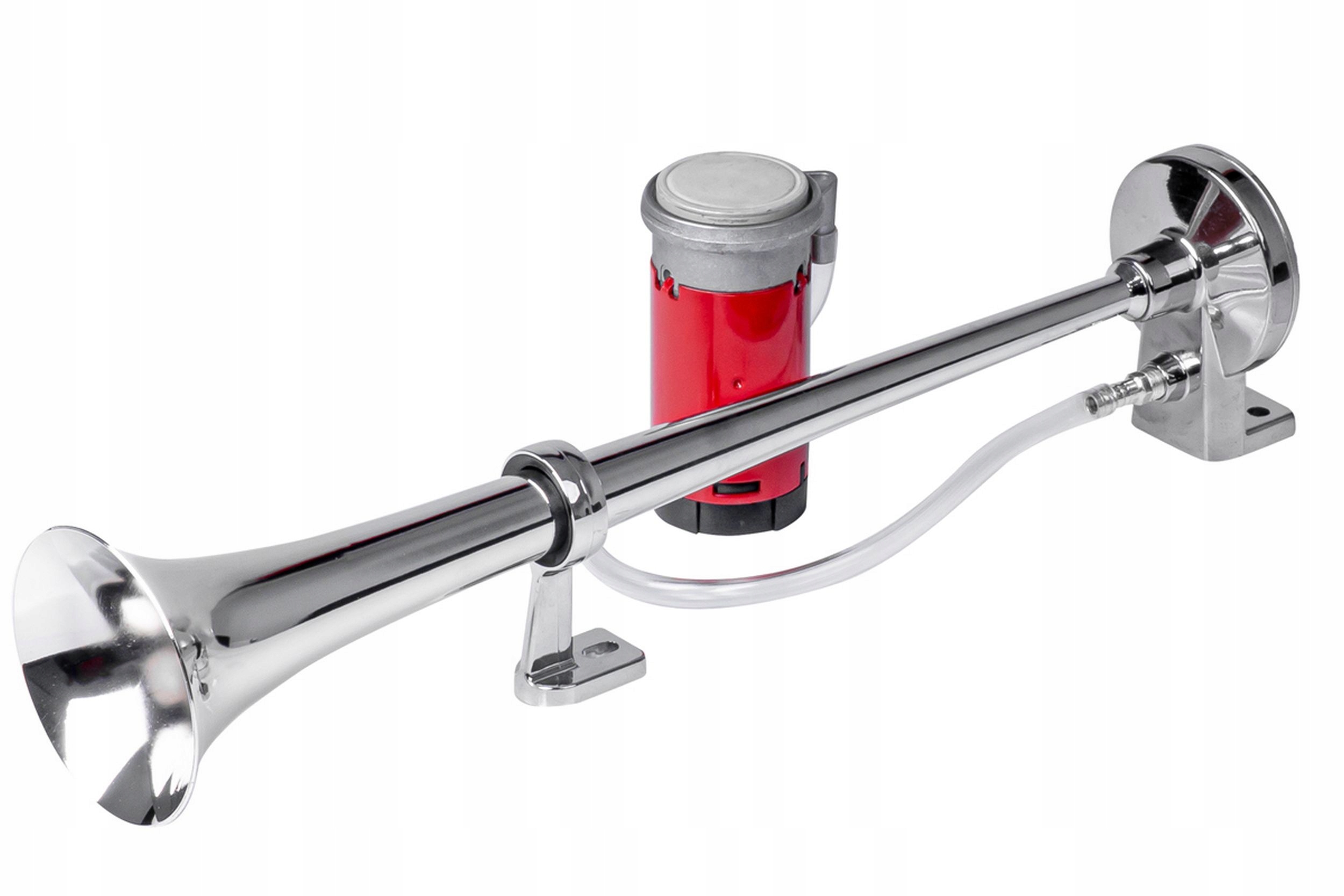 KLAKSON FANFARA TRĄBKA Z KOMPRESOREM 150dB PNEUMATYCZNA TIR BUS CIĄGNIK ...