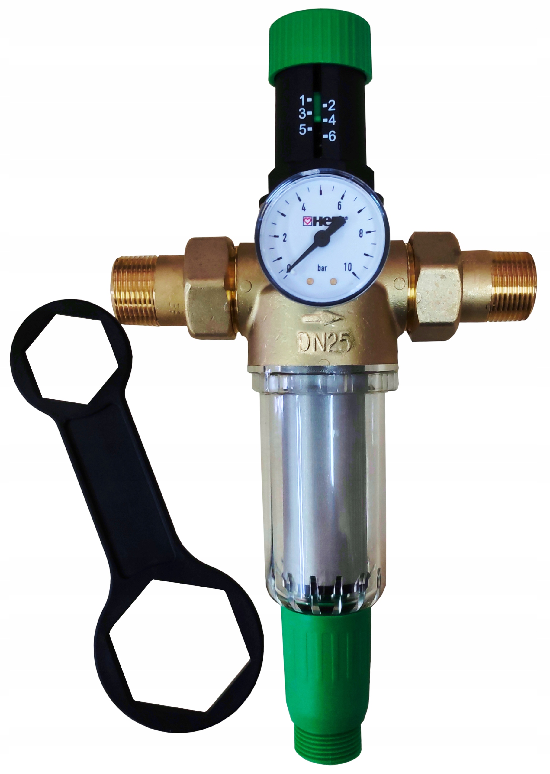 HERZ FILTR REDUKTOR WODY REGULATOR CIŚNIENIA 1 '' z manometrem 23001103 (9004174030307) • Cena ...