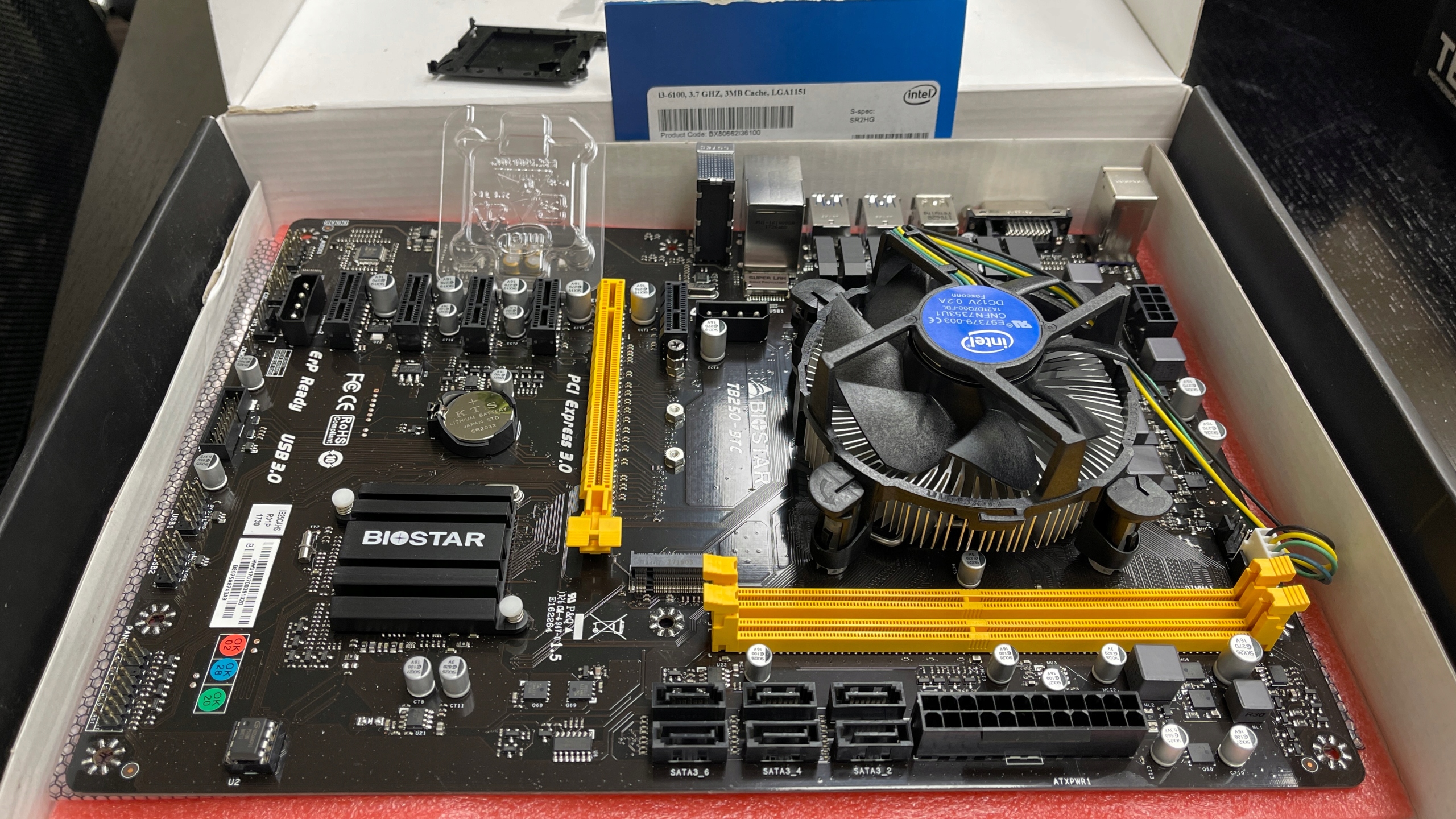 Płyta główna Biostar TB250-BTC PRO ATX + i3-6100 w GÓRA KALWARIA ...