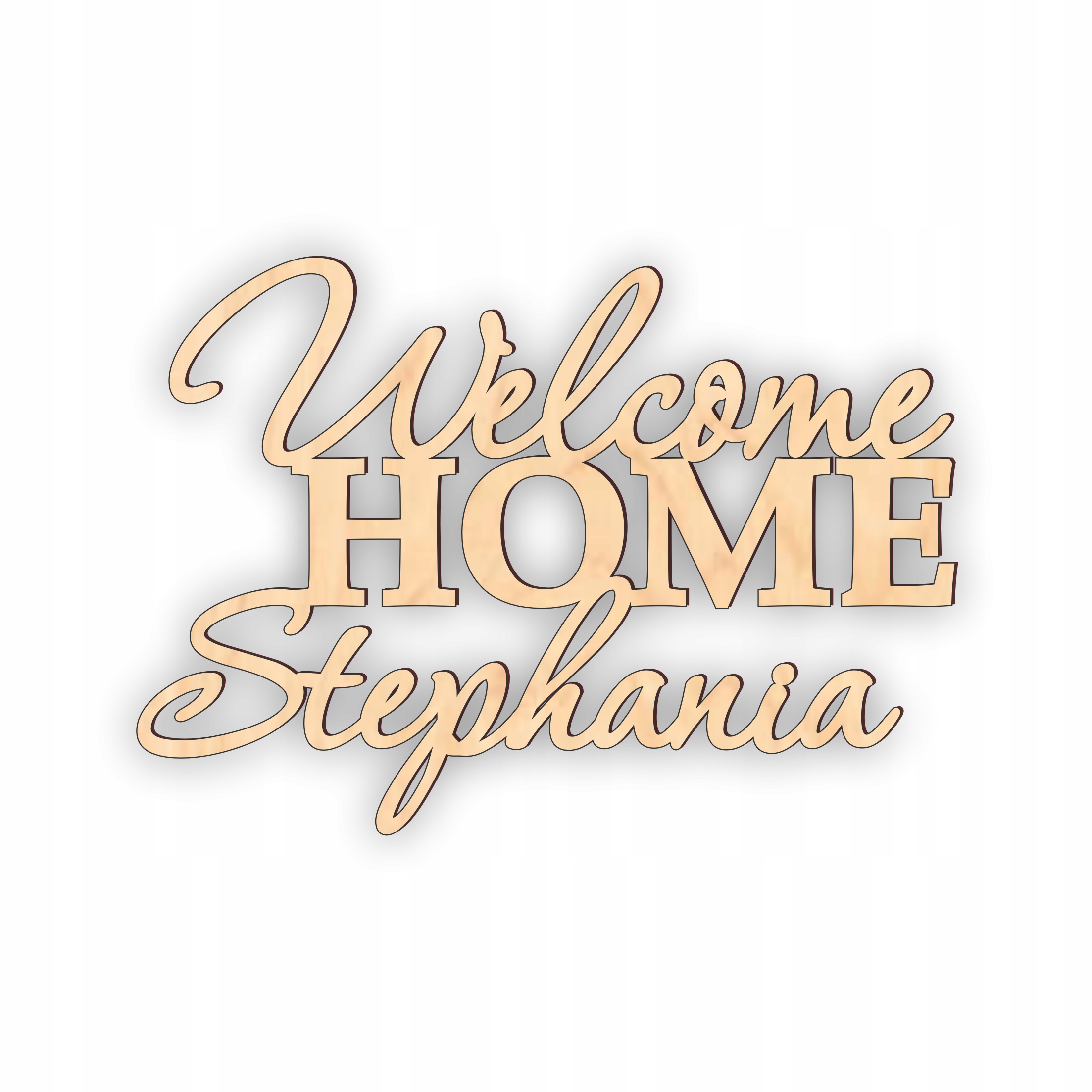 Napis Welcome Home - Niska cena na Allegro